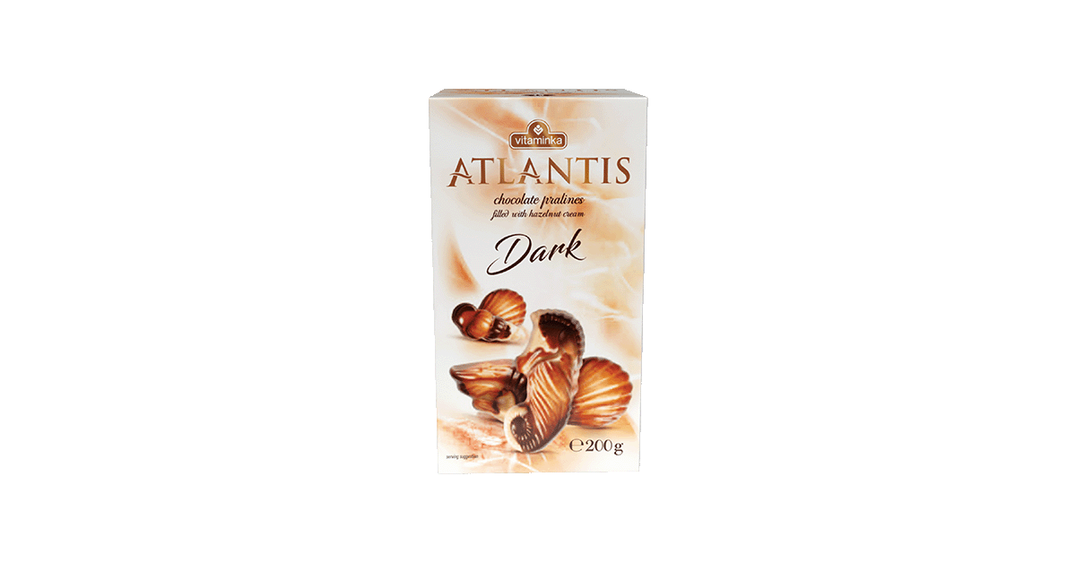 ATLANTIS - Πραλίνες σοκολάτας με λευκή και σκούρα σοκολάτα 200g - GSBG